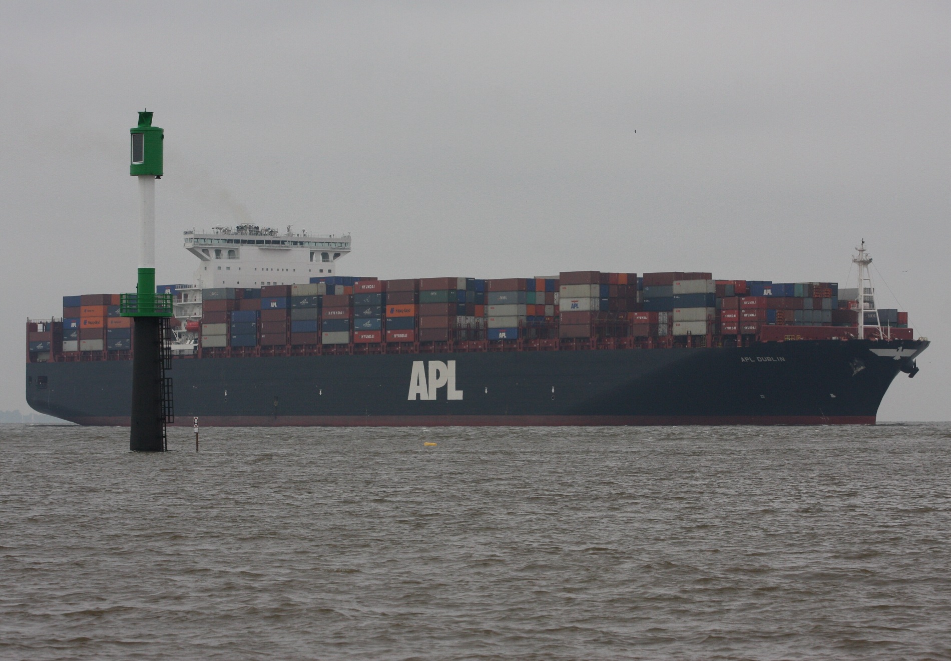 Schiffe vor Cuxhaven