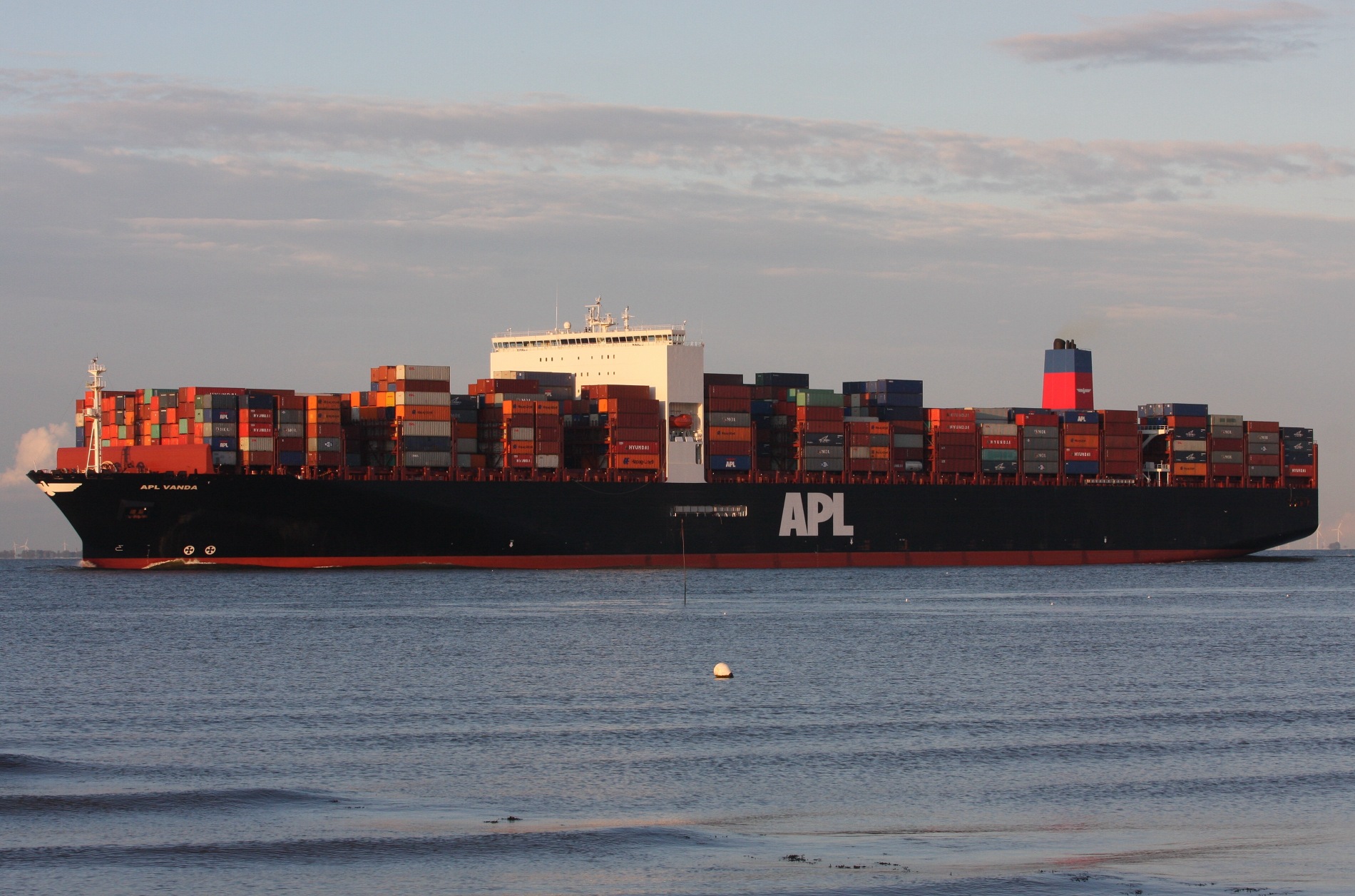 Schiffe vor Cuxhaven