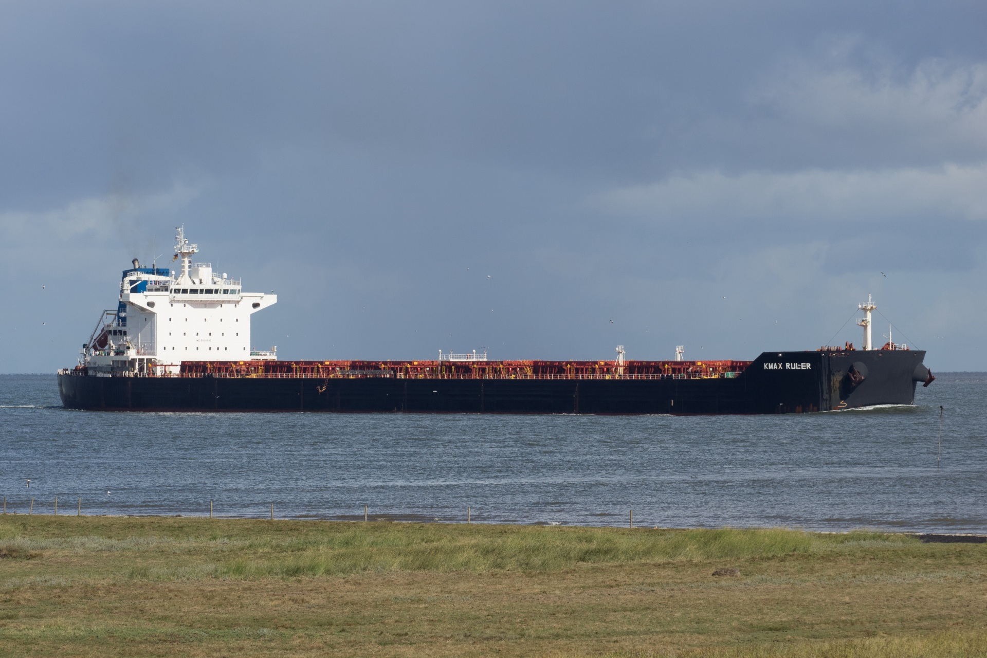 Schiffe vor Cuxhaven