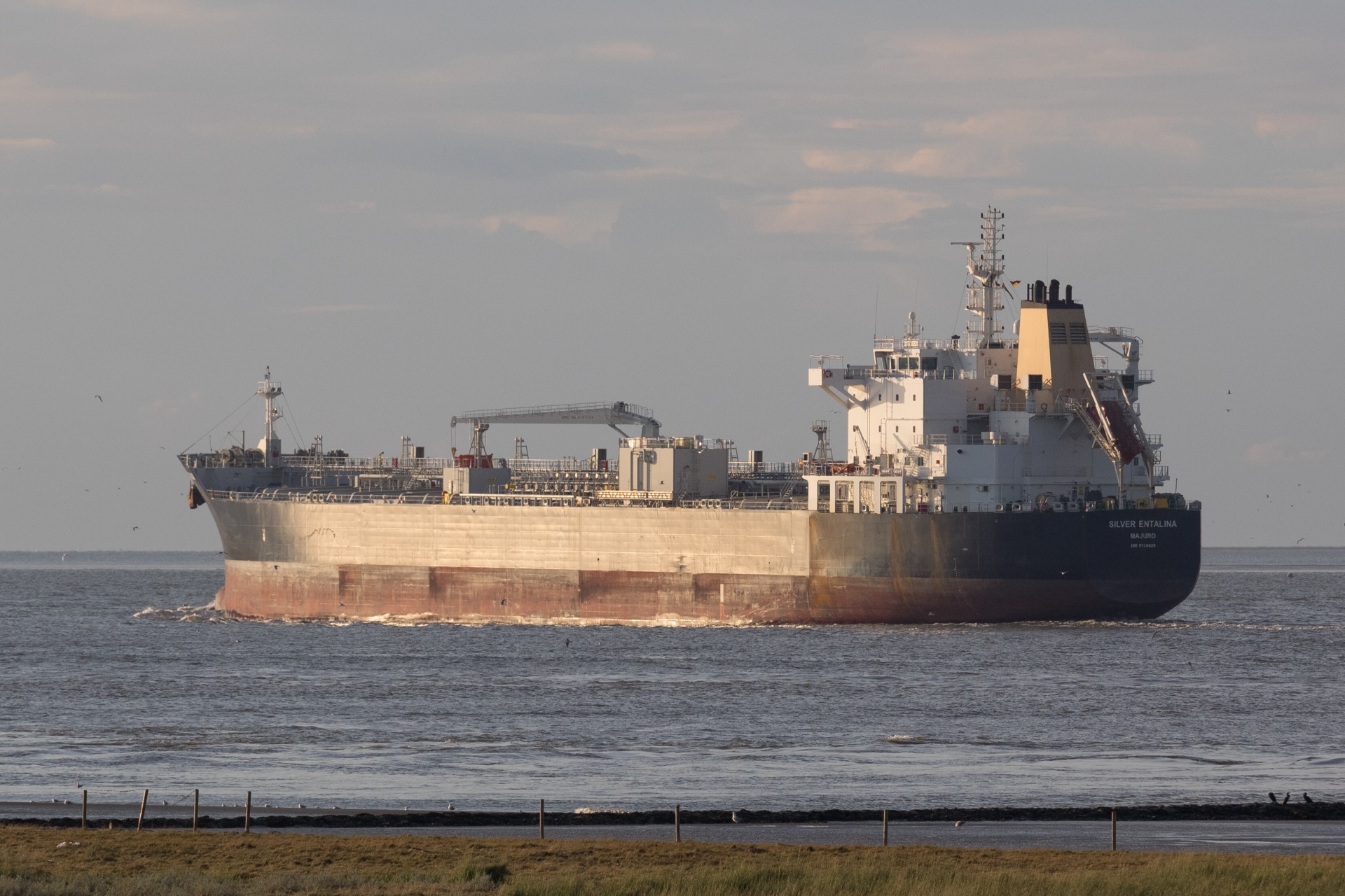 Schiffe vor Cuxhaven